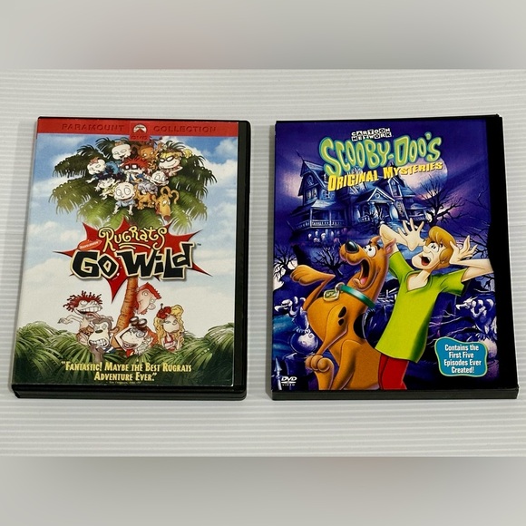 Media | A Lot Of 2 Dvd Rugrats Go Wild Cartoon Network Scoobydoos ...
